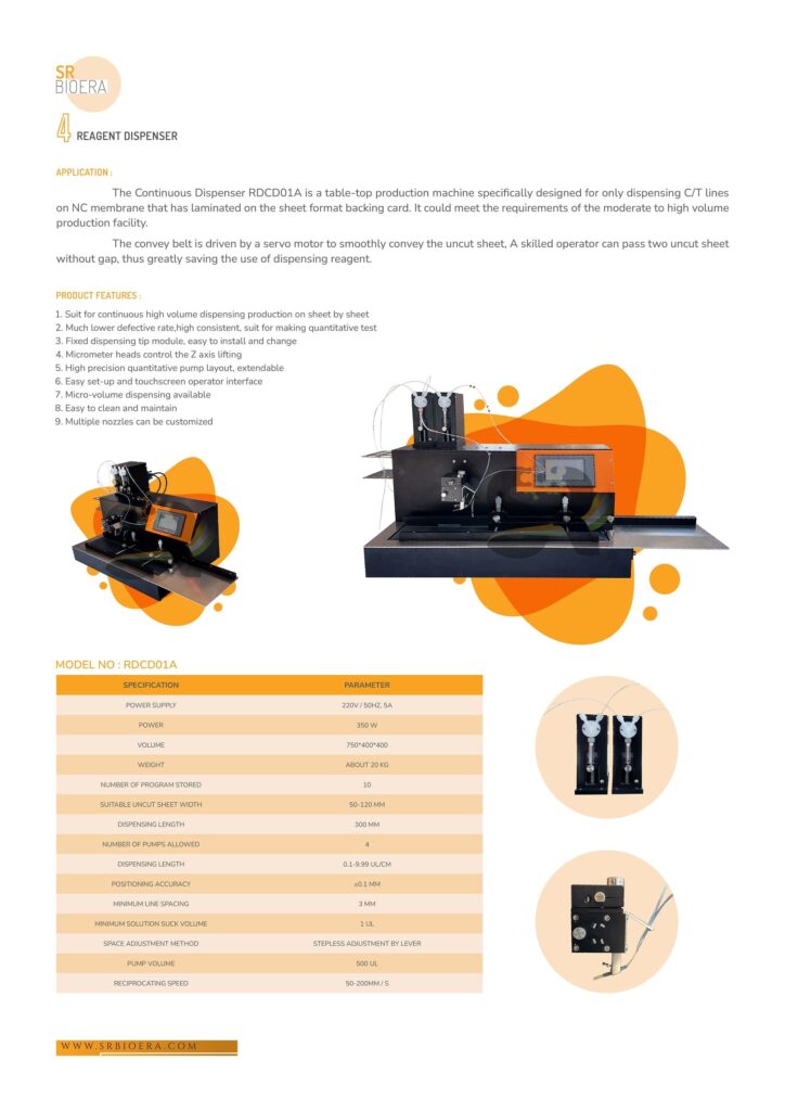 Reagent Dispenser - SR Bioera
